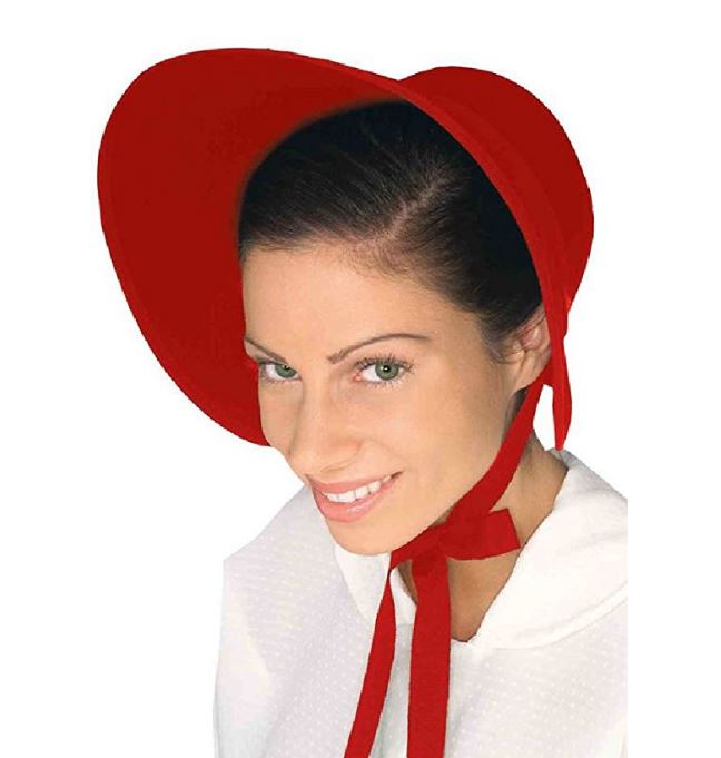 Bonnet - Colonial Prairie Victorian - Costume Accessory - One Size - 6 ...